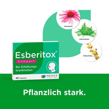 Esberitox COMPACT Tabletten bei Erkältungskrankheiten 40 St - Shop Apotheke