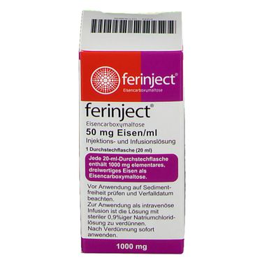 ferinject® 50 mg 1x20 ml mit dem E-Rezept kaufen - Shop Apotheke