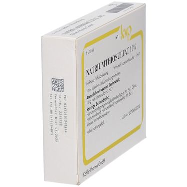 Natriumthiosulfat 10 % 5x10 ml mit dem E-Rezept kaufen - Shop Apotheke