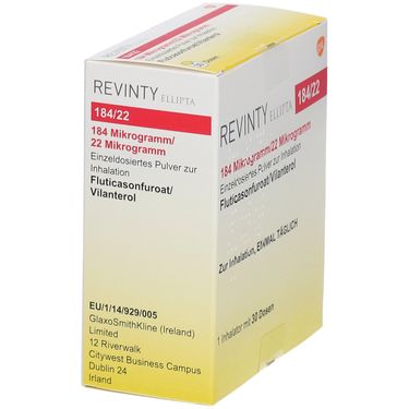 REVINTY® ELLIPTA® 184/22 µg 1 St mit dem E-Rezept kaufen - Shop Apotheke