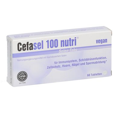 Cefasel 100 nutri® Selen-Tabs 60 St - Shop Apotheke