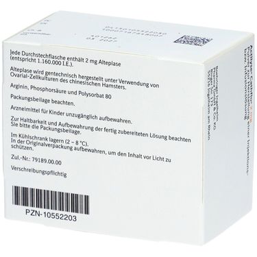 Actilyse® Cathflo 2 mg 5 St mit dem E-Rezept kaufen - Shop Apotheke