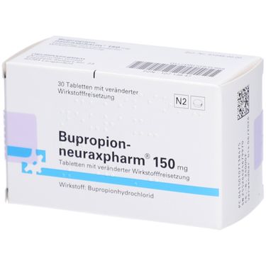 Bupropion-neuraxpharm® 150 mg 30 St mit dem E-Rezept kaufen - Shop Apotheke