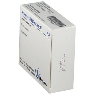 Probenecid Biokanol® 500 mg 100 St mit dem E-Rezept kaufen - Shop Apotheke