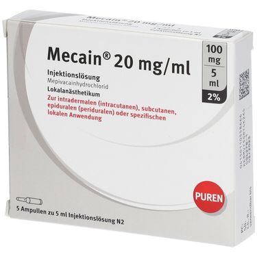 Mecain® 20 mg/ml 5x5 ml mit dem E-Rezept kaufen - Shop Apotheke