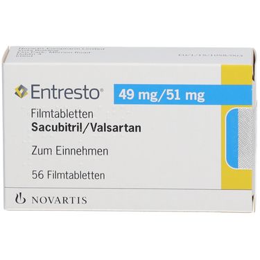 Entresto® 49 mg/51 mg 56 St mit dem E-Rezept kaufen - Shop Apotheke