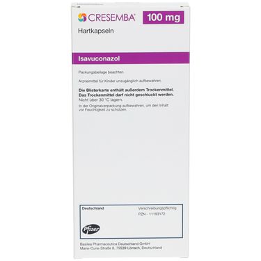 Cresemba 100 mg 14 St mit dem E-Rezept kaufen - Shop Apotheke