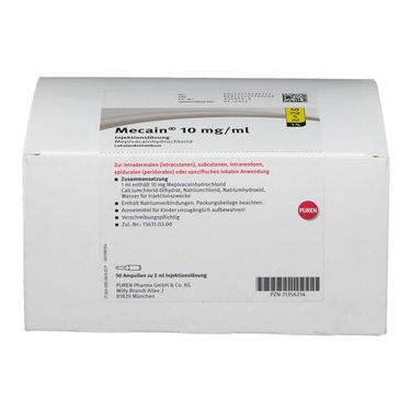 Mecain® 10 mg/ml 50x5 ml mit dem E-Rezept kaufen - Shop Apotheke