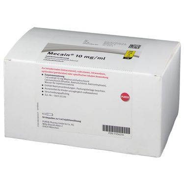 Mecain® 10 mg/ml 50x5 ml mit dem E-Rezept kaufen - Shop Apotheke