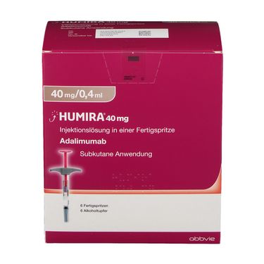 Humira® 40 Mg/0.4MlSpr 6 St mit dem E-Rezept kaufen - Shop Apotheke