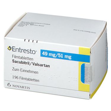 Entresto® 49 mg/51 mg 196 St mit dem E-Rezept kaufen - Shop Apotheke