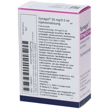 Synagis 50 mg 1x0,5 ml mit dem E-Rezept kaufen - Shop Apotheke