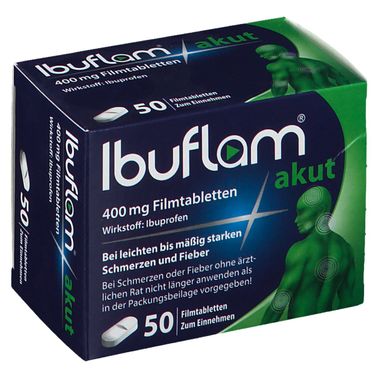 Ibuflam® akut: 400 mg Ibuprofen Schmerztabletten 50 St - Shop Apotheke