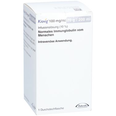 KIOVIG 100 mg/ml Infusionslösung 20 g 200 ml mit dem E-Rezept kaufen ...