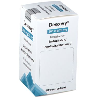 Descovy® 200 mg/25 mg 30 St mit dem E-Rezept kaufen - Shop Apotheke