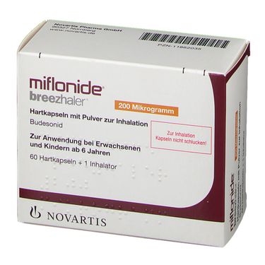 miflonide® breezhaler® 200 µg 60 St mit dem E-Rezept kaufen - Shop Apotheke