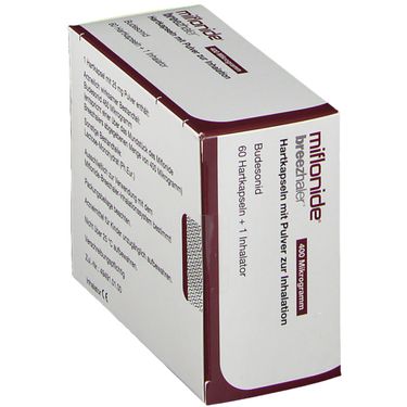 miflonide® breezhaler® 400 µg 60 St mit dem E-Rezept kaufen - Shop Apotheke