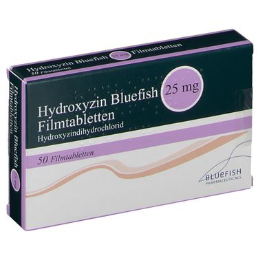 Hydroxyzin Bluefish 25 mg 50 St mit dem E-Rezept kaufen - Shop Apotheke
