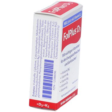 FolPlus® + D3 90 St - Shop Apotheke