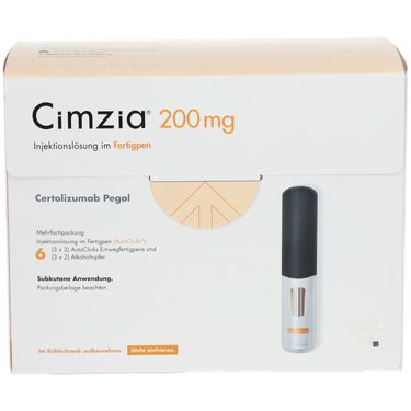 Cimzia® 200 mg 3x2 St mit dem E-Rezept kaufen - Shop Apotheke