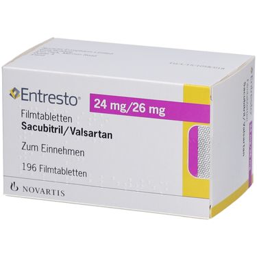 Entresto® 24 mg/26 mg 196 St mit dem E-Rezept kaufen - Shop Apotheke