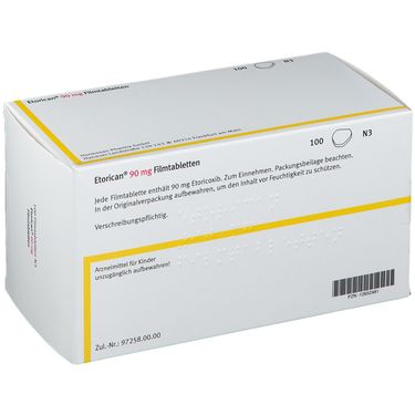 Etorican® 90 mg 100 St mit dem E-Rezept kaufen - Shop Apotheke