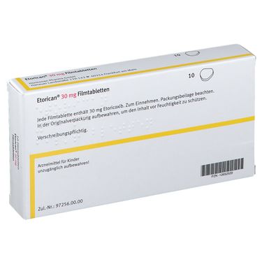 Etorican® 30 mg 10 St mit dem E-Rezept kaufen - Shop Apotheke