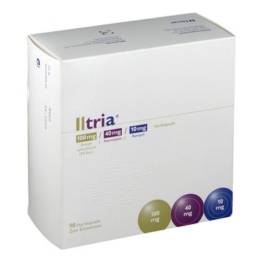 Iltria® 100 mg/40 mg/10 mg 98 St mit dem E-Rezept kaufen - Shop Apotheke