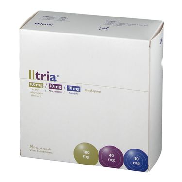 Iltria® 100 mg/40 mg/10 mg 98 St mit dem E-Rezept kaufen - Shop Apotheke