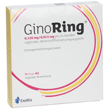 GinoRing® 0,120 mg/0,015 mg pro 24 Stunden 3 St mit dem E-Rezept kaufen ...