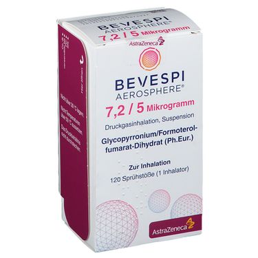 Bevespi® Aerosphere 7,2 µg/5 µg 1 St mit dem E-Rezept kaufen - Shop ...