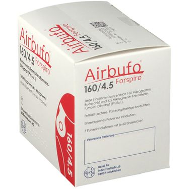 Airbufo® Forspiro® 160 µg/4,5 µg 3 St mit dem E-Rezept kaufen - Shop ...