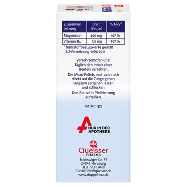 Doppelherz® Magnesium 400 direct 30 St - Shop Apotheke