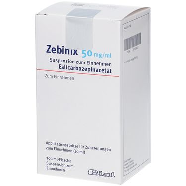 Zebinix 50 mg/ml 200 ml mit dem E-Rezept kaufen - Shop Apotheke