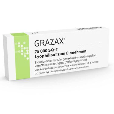 GRAZAX® 75.000 SQ®-T 30 St mit dem E-Rezept kaufen - Shop Apotheke