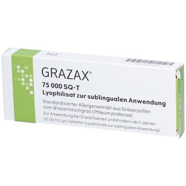 GRAZAX® 75.000 SQ®-T 30 St mit dem E-Rezept kaufen - Shop Apotheke