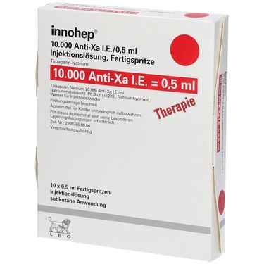 Innohep® 10.000 Anti-Xa I.E./0,5 ml 10 St mit dem E-Rezept kaufen ...
