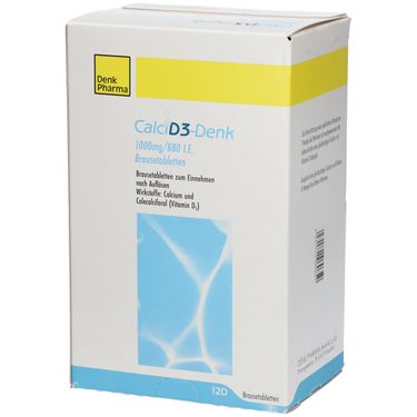 CALCI D3-Denk 1.000 mg/880 I.E. 120 St - Shop Apotheke