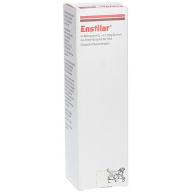 ENSTILAR 50 µg/g + 0,5 mg/g Schaum z.Anw.a.d.Haut 60 g mit dem E-Rezept ...
