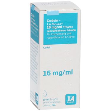 Codein 1A Pharma® 16Mg/Ml 15 ml mit dem E-Rezept kaufen - Shop Apotheke