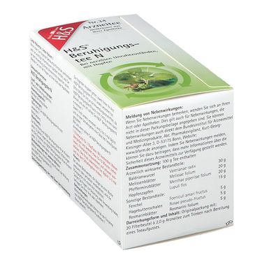 H&S Beruhigungstee N Nr. 34 20x2 g - Shop Apotheke