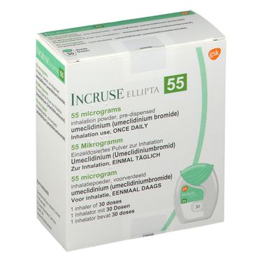 Incruse Ellipta 55 µg 1 St mit dem E-Rezept kaufen - Shop Apotheke