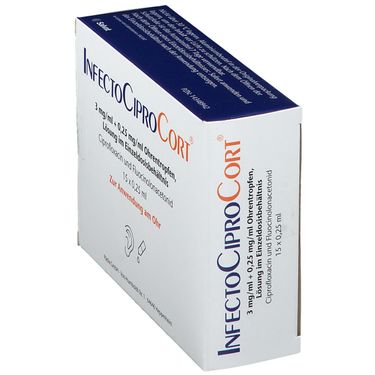 InfectoCiproCort® 3 mg/ml + 0,25 mg/ml 15x0,25 ml mit dem E-Rezept ...
