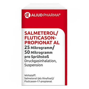Salmeterol/Fluticasonpropionat AL 25 µg/50 µg 1 St mit dem E-Rezept ...