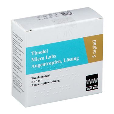 Timolol Micro Labs 5 mg/ml 3x5 ml mit dem E-Rezept kaufen - Shop Apotheke