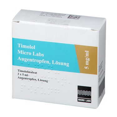 Timolol Micro Labs 5 mg/ml 3x5 ml mit dem E-Rezept kaufen - Shop Apotheke