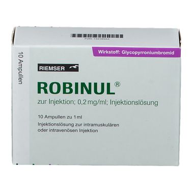 ROBINUL® zur Injektion 0,2 mg/ml 10x1 ml mit dem E-Rezept kaufen - Shop ...
