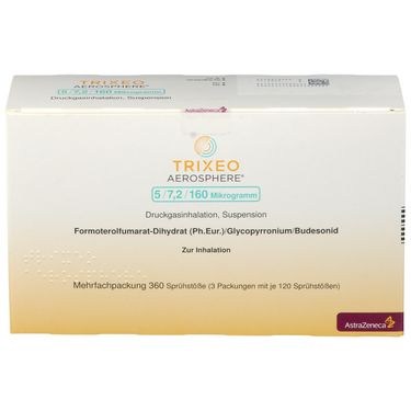 Trixeo Aerosphere® 5 µg/7,2 µg/160 µg 3 St mit dem E-Rezept kaufen ...