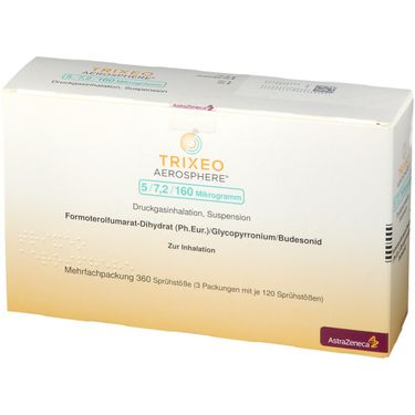Trixeo Aerosphere® 5 µg/7,2 µg/160 µg 3 St mit dem E-Rezept kaufen ...