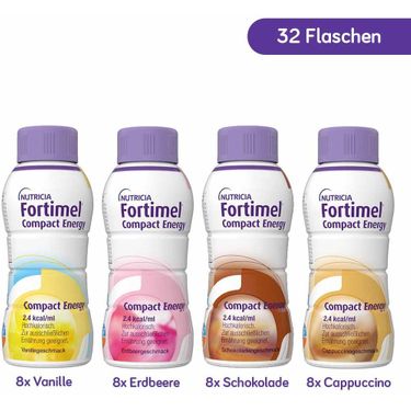 Fortimel Compact Energy Trinknahrung Mischkarton 8x4x300 ml - Shop Apotheke